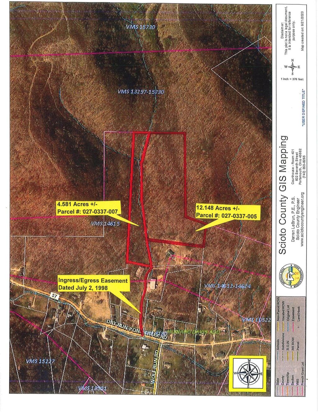 1444 Dry Run Road, West Portsmouth, OH 45663, MLS #223032092 - Howard Hanna